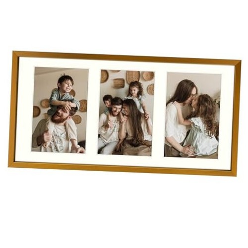 , 4x6 Aluminum Collage Frame, Displays 6x4 Pictures With 3-4x6 | 1 pack ...