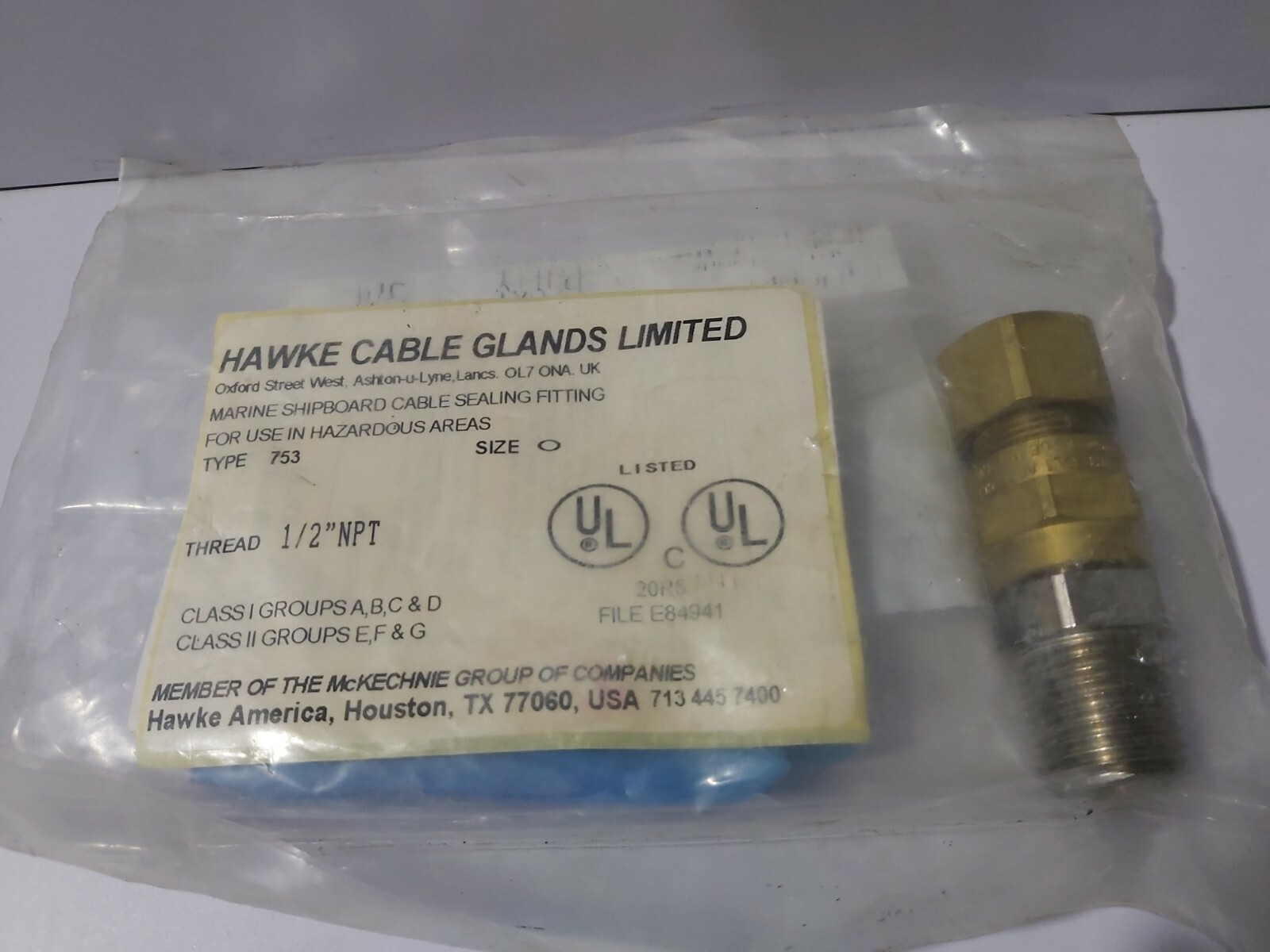 HAWKE CABLE GLANDS TYPE-753 SIZE-0 THRED 1/2" NPT 47PCS LOT SALE | eBay