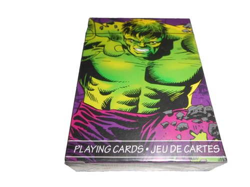 Factory Sealed Marvel The Incredible Hulk Playing Card Deck of 52 Cards ...