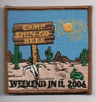 BSA Des Plaines Valley Council Illinois, Camp Shin Go Beek 2006 Patch ...