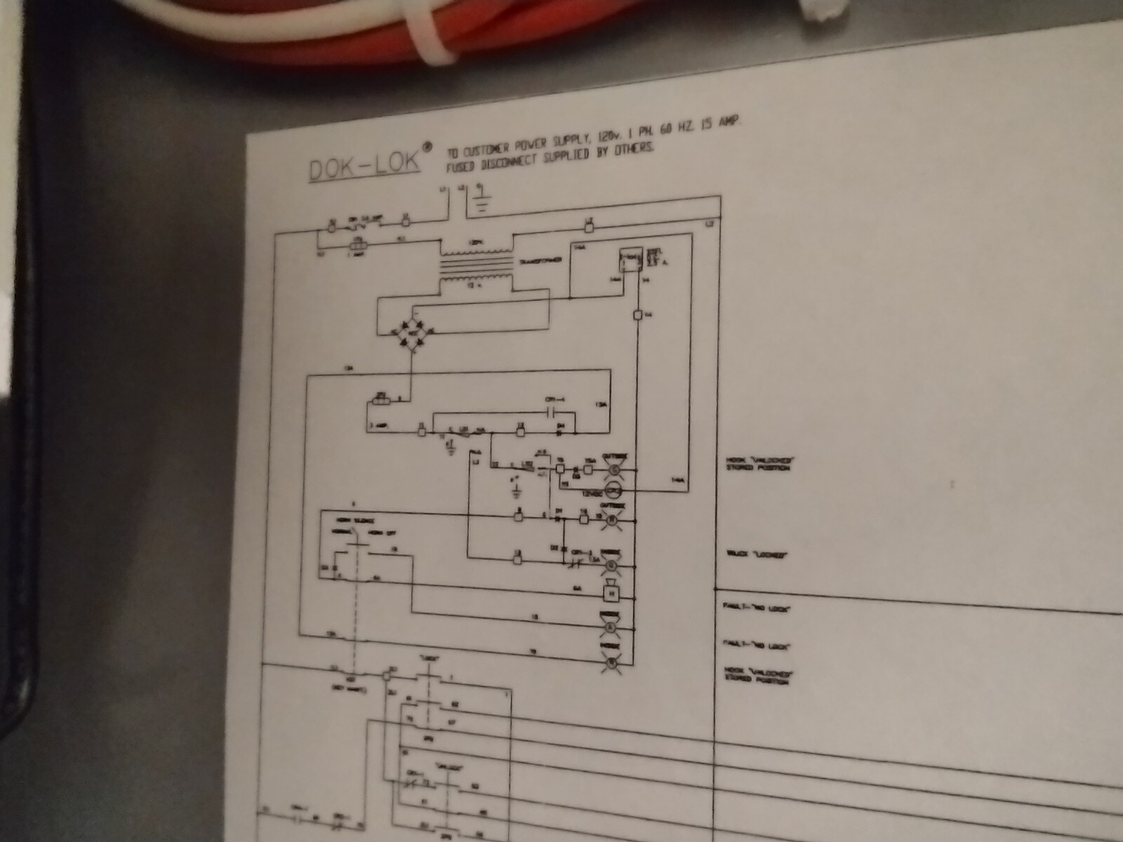 Rite-Hite Dok-Lok Vehicle Restraint Control Panel 10765, Keys and ...