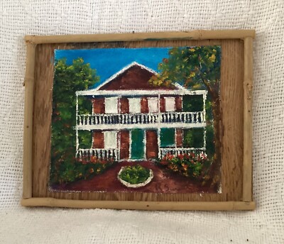 Italian House. Original Key West Art By Bob Surette. 10" x 7". Bamboo ...