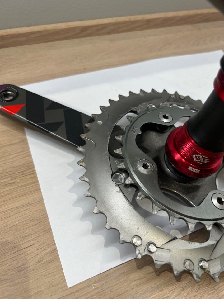NEW SRAM XX 10s GXP Double Carbon Crankset 170mm 42/28t 10s +Ceramic ...