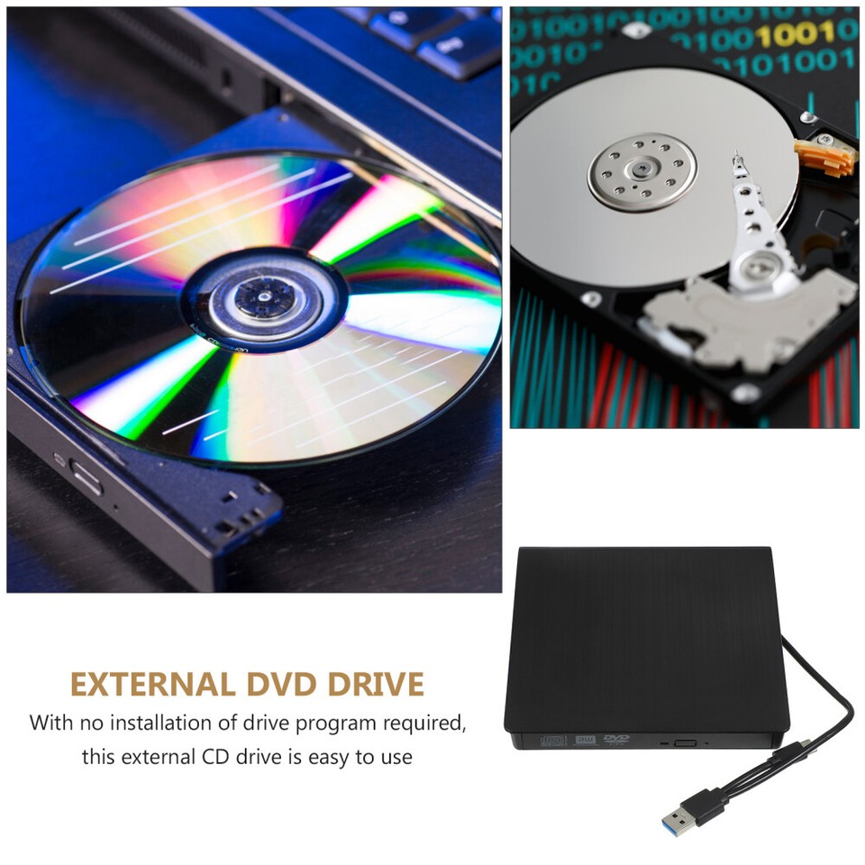 Portable Drive USB Dvd Player Cd/dvd External Disk Optical Writer | eBay
