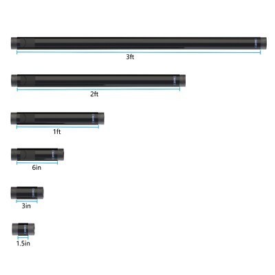 QualGear Pro-AV 1.5" Npt Threaded Pipe, 1 ft Length Projector Accessory | eBay