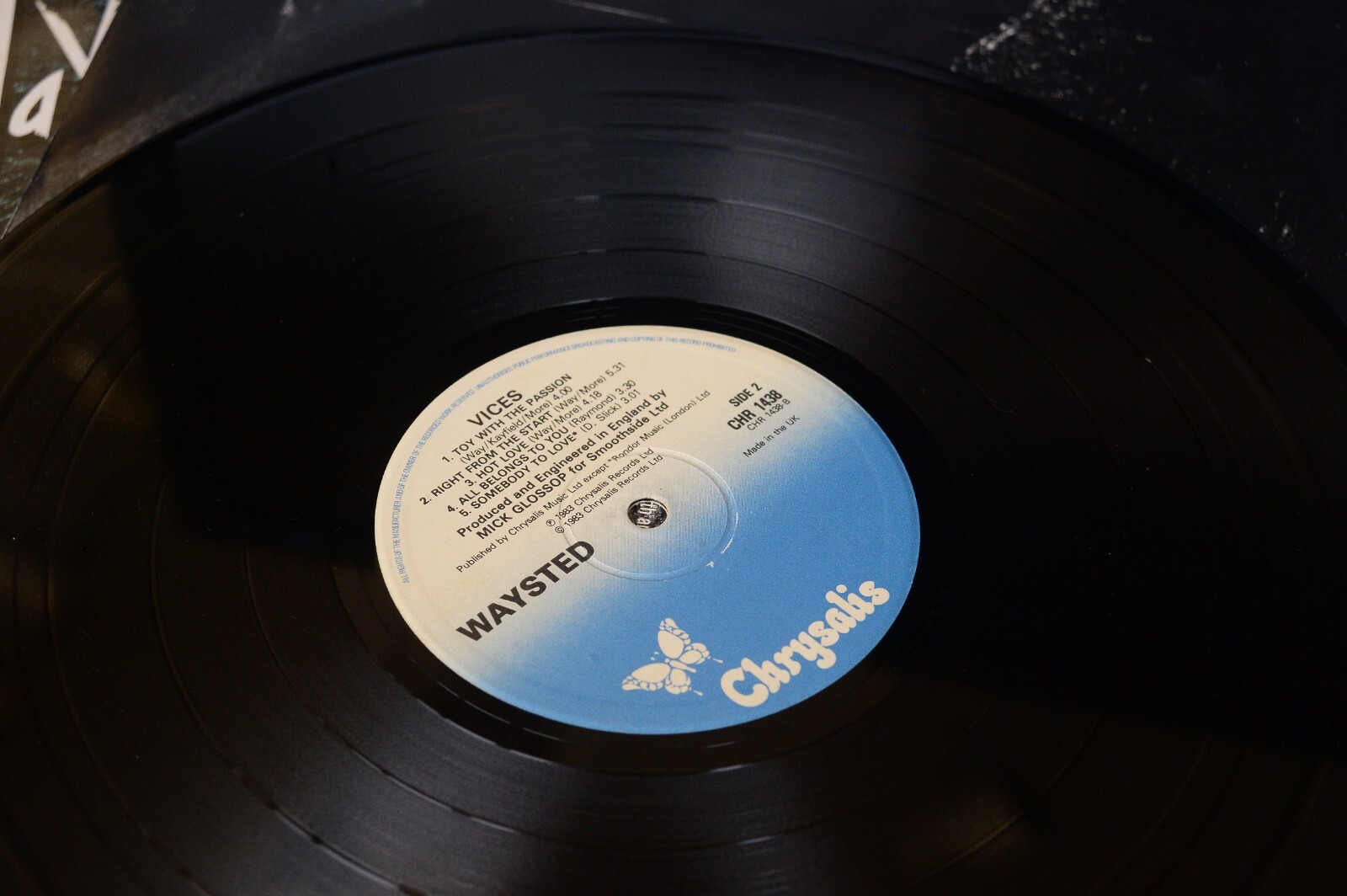 WAYSTED VICES UK 1983 FIRST PRESS B2 MATRIX NO POSTER W.INNER EX | eBay