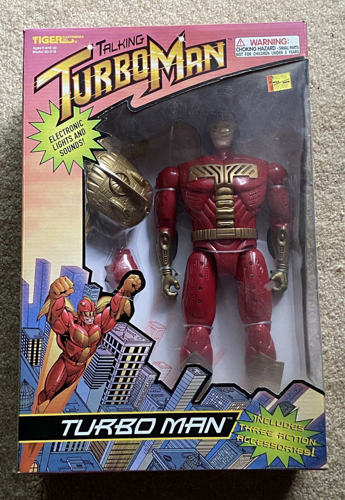 1996 Vintage Talking Turbo Man Jingle All The Way Action Figure NRFB | eBay