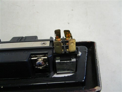 TROLLING MOTOR PLUG / TILT SWITCH PANEL BLACK / GRAY 7 1/4" X 3" BOAT ...