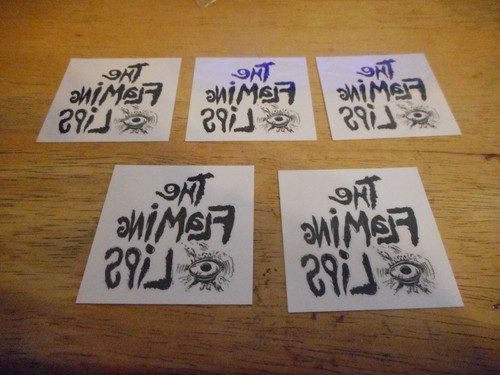 THE FLAMING LIPS - SET OF 5 ORIGINAL PROMO STICKERS | eBay