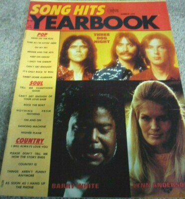 SUMMER 1975 SONG HITS YEARBOOK music magazine Three Dog Night, Barry ...