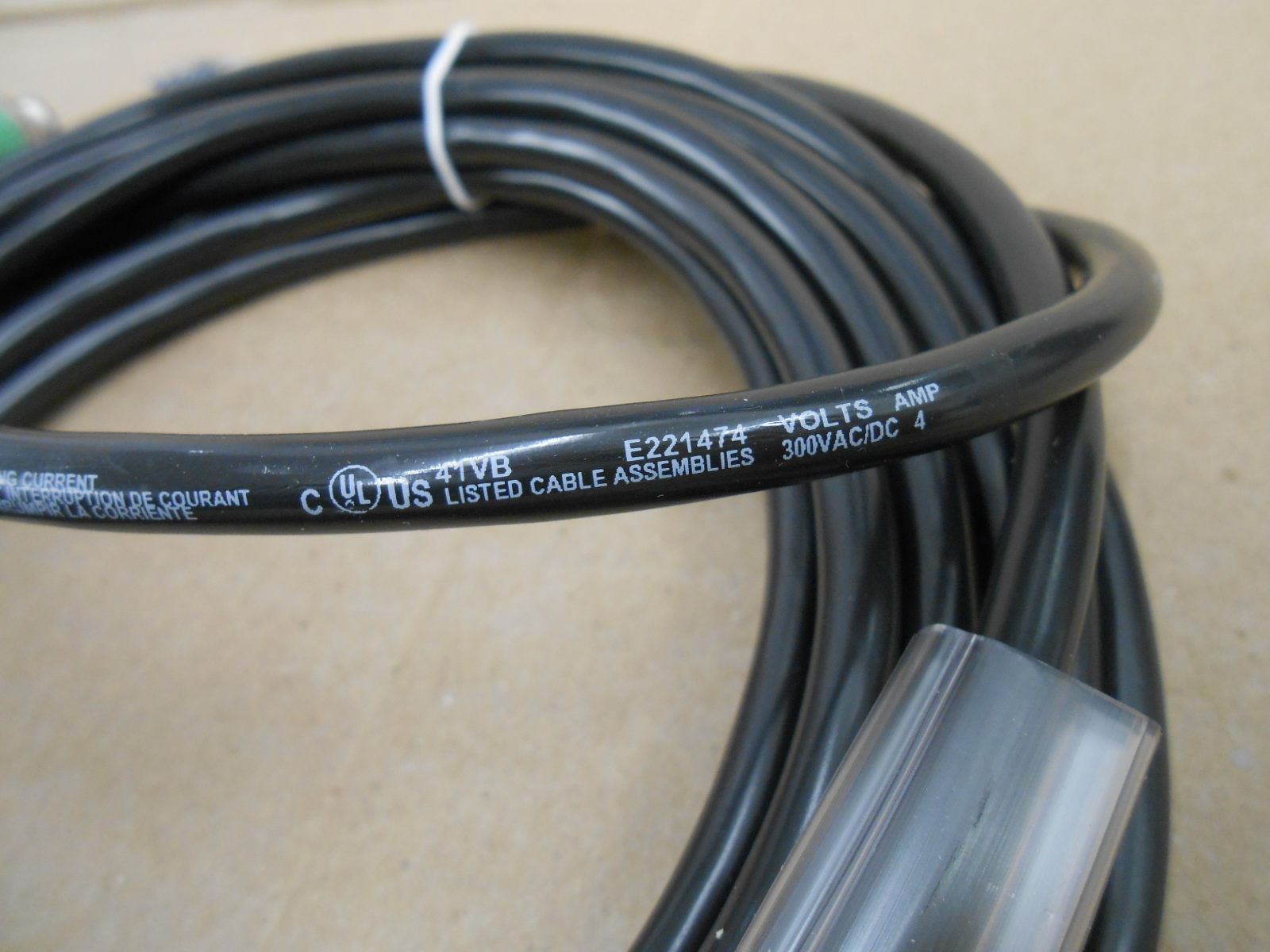 PHOENIX CONTACT E221474 CABLE ASSEMBLY FOR SENSOR 4-POLE MALE STRAIGHT ...