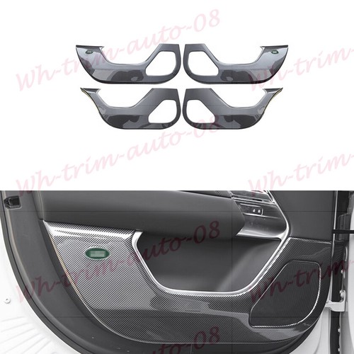 ABS Carbon Fiber Car Door Anti-kick Panel Trim Suitable For Range Rover ...