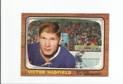 1966-67 VICTOR HADFIELD TOPPS HOCKEY CARD #86 "NICE GRADE CARD" | eBay