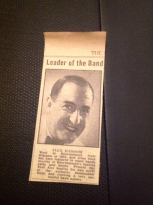 Ephemera 1948 Jazz News Alex Haddow Band Leader Small Item M4693 | eBay UK