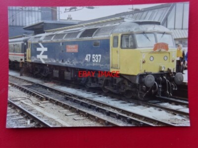 PHOTO BR CLASS 47 LOCO NO 47537 AT CARLISLE | eBay UK