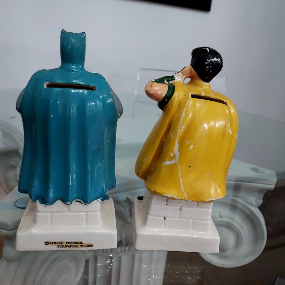 Batman 1966 Rare Ceramic Coin Banks Set | eBay