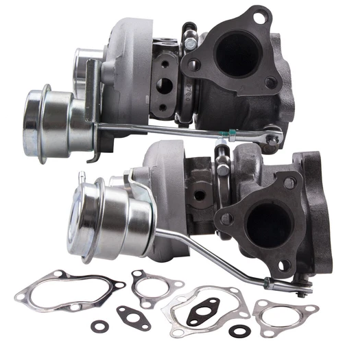 Left&Right Turbo for Dodge Stealth Mitsu 3000GT 6G72 Engine 3.0L TD04 ...