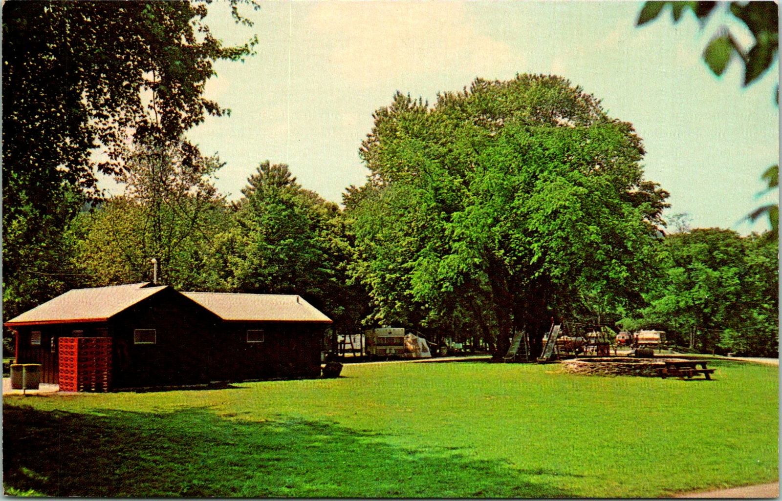 Boonesboro KY Daniel Boone Settlement Camping Area Postcard unused ...