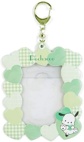 Pochacco Photo Holder Frame Charm Keychain Heart Sanrio Japan Official ...