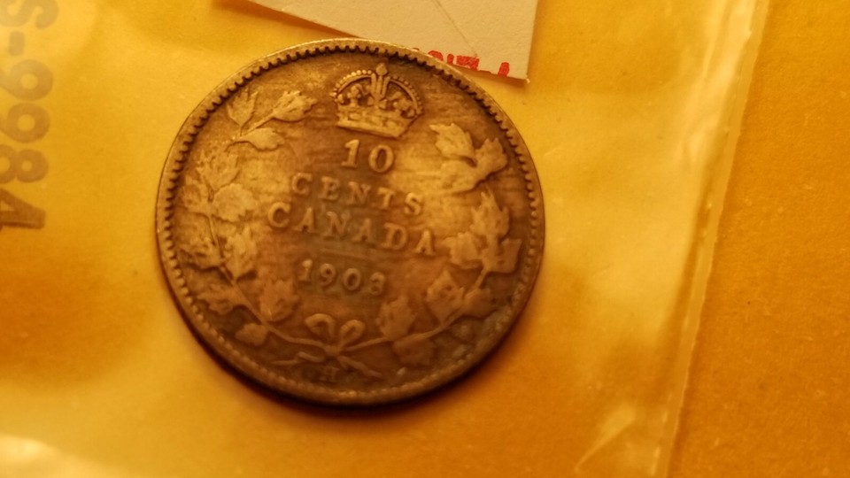 Canada 1903 H Rare 10 Cent Silver Coin ID#A48. | eBay