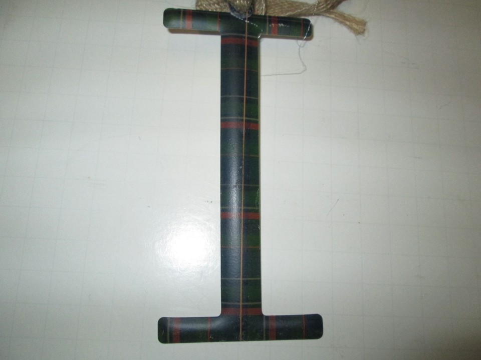 Small Tin Initial by Mud Pie, Letter "I", 5 1/2", New | eBay