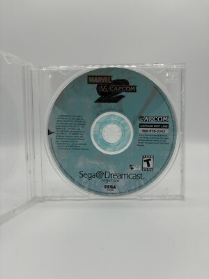 Marvel vs. Capcom 2 (Sega Dreamcast, 2000) Disc only Tested Working ...