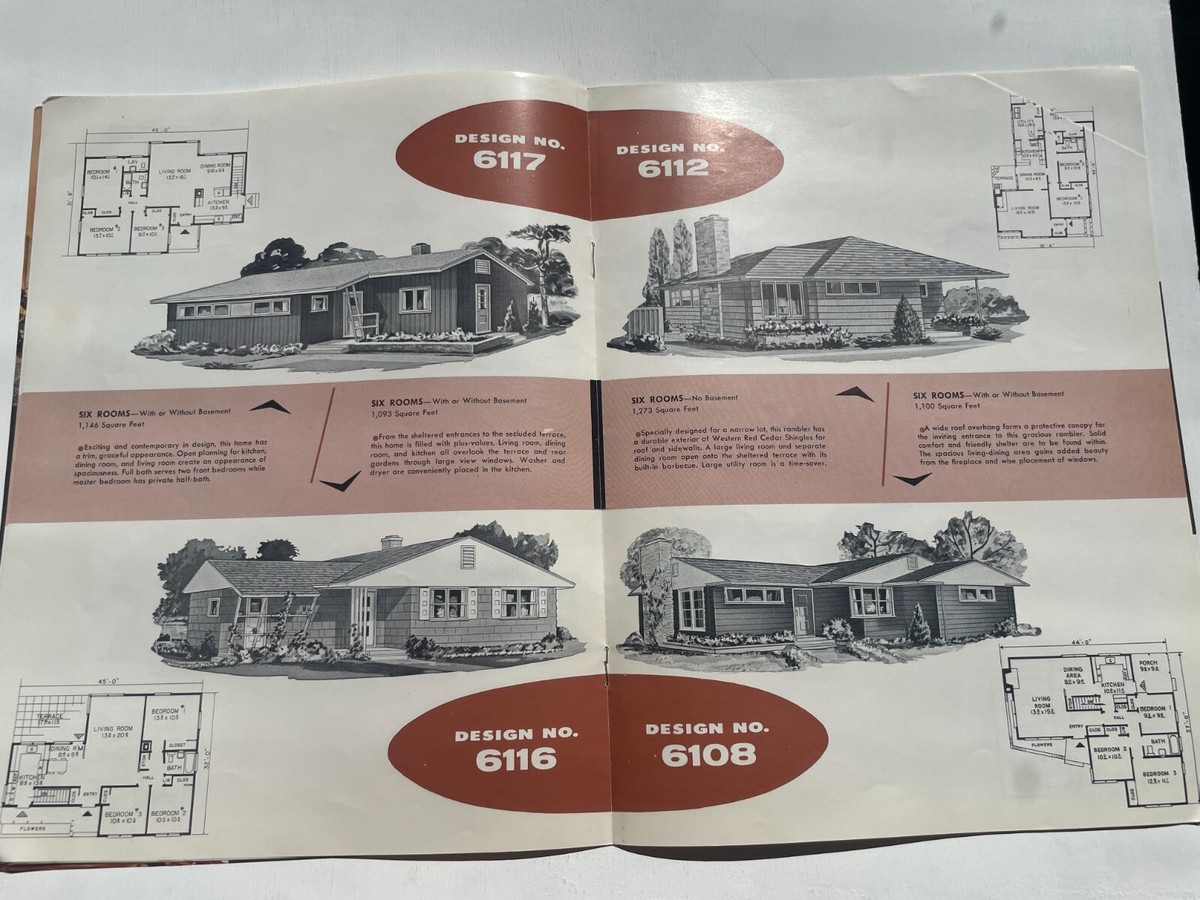 1960 Ranch Rambler Floor Plan
