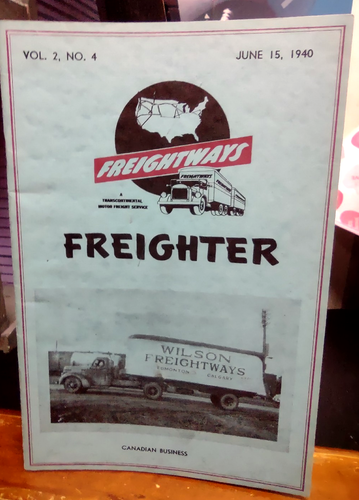 Consolidated Freightways Magazine Freighter June 1940 War Era CF ...
