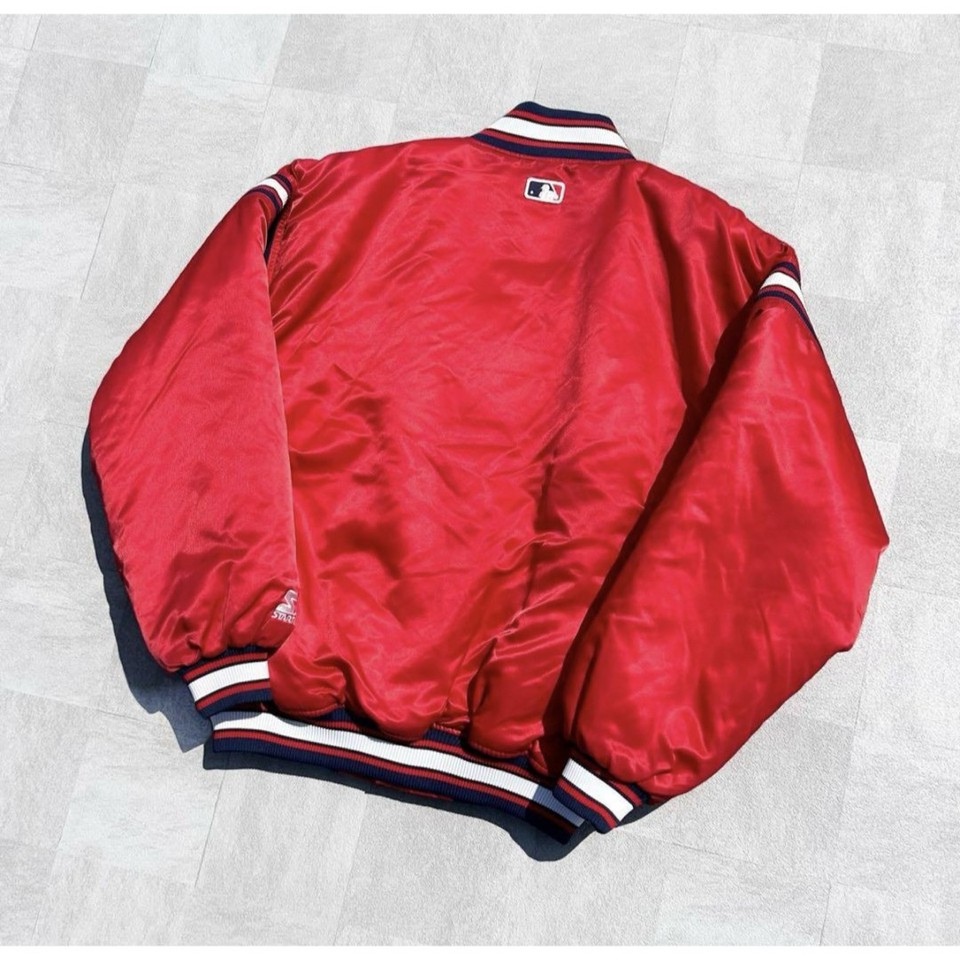 90S Starter Mlb Indians Embroidery Logo Varsity Jacket No.tr620 | eBay