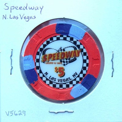 Vintage $5 chip from the Speedway Casino (1999) Las Vegas | eBay