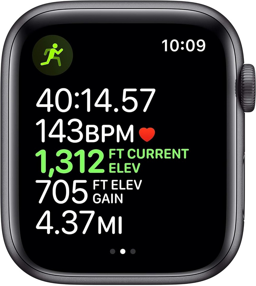 Apple Watch Series 5 Aluminum 44mm A2095 (GPS + Cellular) Space Gray ...