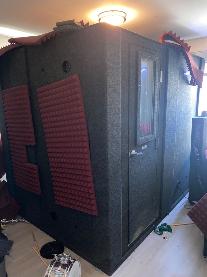 Whisper Room MDL 7296 E (SIZE 5x8 DOUBLE WALLS) Professional Drum Sound ...