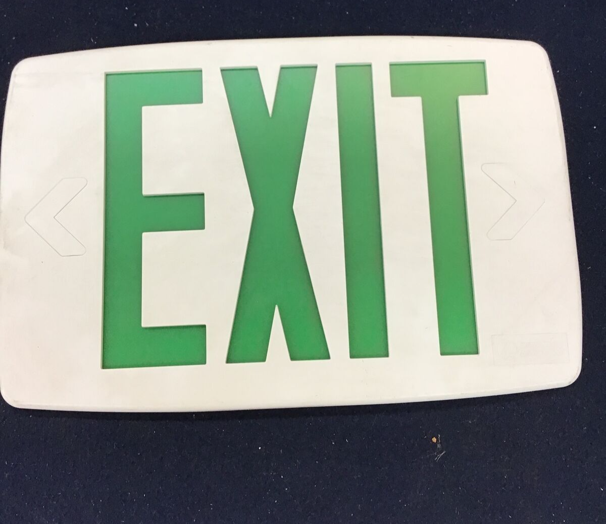 Lot of 3 Lithonia Lighting Green Emergency Exit Sign Cover Only (B59 ...