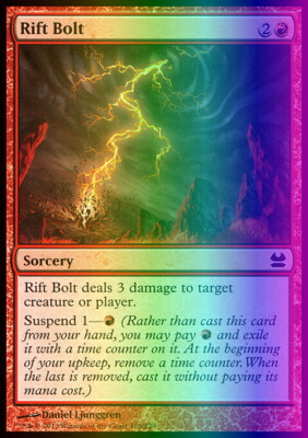 MTG Magic the Gathering Rift Bolt (126/245) Modern Masters MP FOIL | eBay