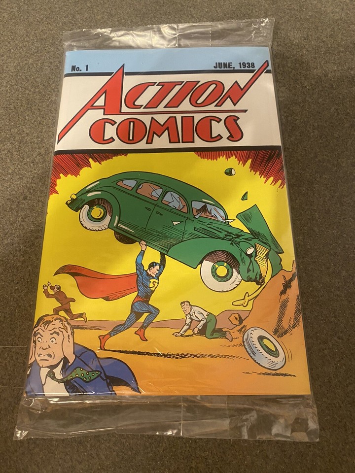 Action Comics #1 (1938) First Appearance: Superman - Reprint | eBay