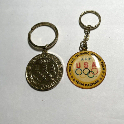 Two 2002 United States Olympics Winter Team Partner & Committee Key ...