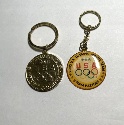 Two 2002 United States Olympics Winter Team Partner & Committee Key ...