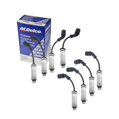 OEM-ACD Spark Plug Wire Set 9748UU W/Heat Shield For LS3 LS7 LS9 Chevy ...