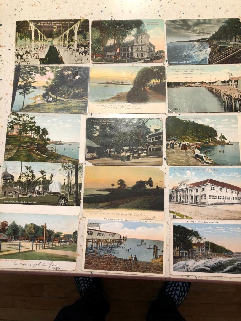 LOT OF 50 SAVIN ROCK POSTCARDS, WEST HAVEN, CONNECTICUT CT 'AS SHOWN ...