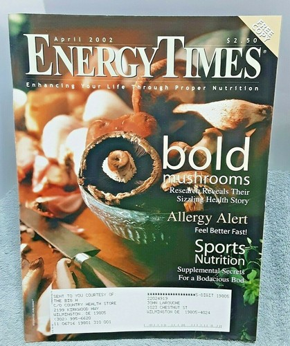 Energy Times Magazine April 2002 Nutrition and Health wellness | eBay