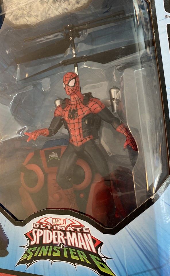NEW Marvel Ultimate Spider Man VS SINISTER 6 Jetpack Flying Figure ...
