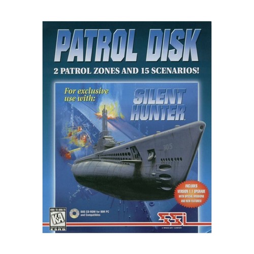 SSI Computer Wargame Silent Hunters - Patrol Disk 3 SW (VG+/New ...