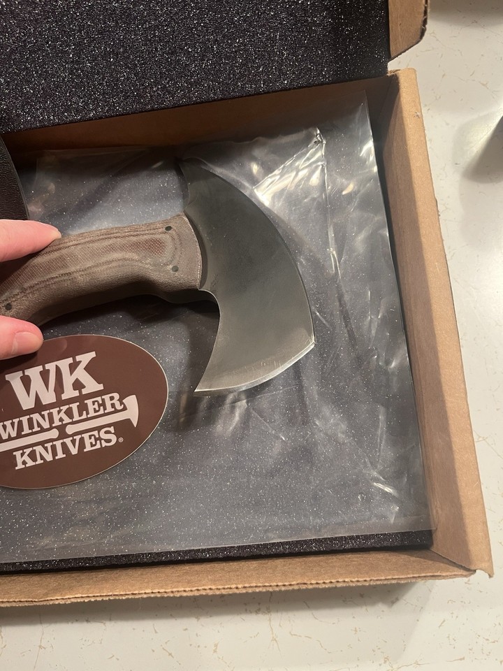 winkler Knives rnd Sayoc Tomahawk Full-size Brown Micarta | eBay