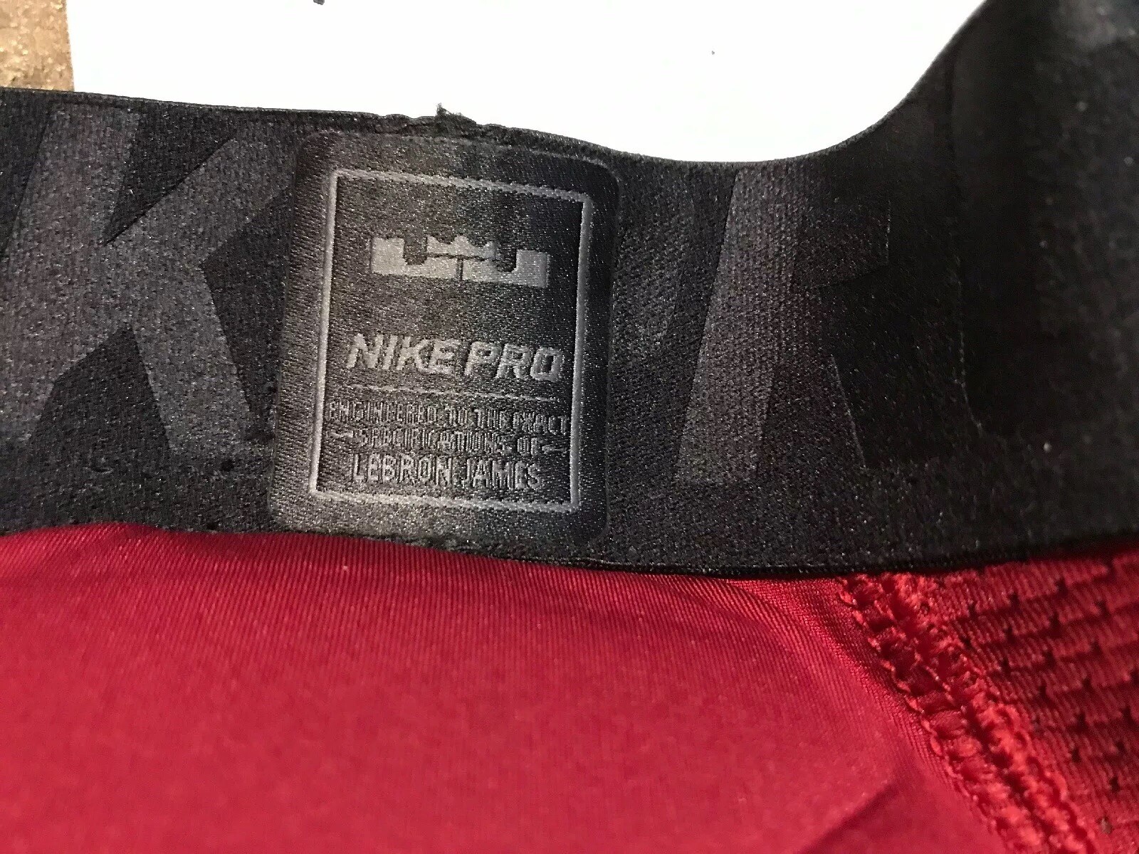 NIKE PRO NBA Lebron James Custom Athlete 3/4 Compression Pants AA0763 ...