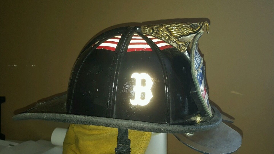 REFLECTIVE Boston Red Sox 2 inch fire helmet decal sticker yeti window ...