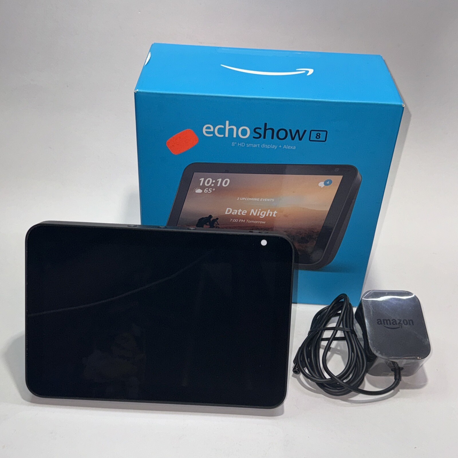 Amazon Echo Show 8 (1st Gen) Alexa Charcoal Smart Speaker Open Box