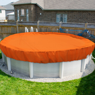 Round Winter Pool Cover Safety Heavy Duty Above Ground Swimming Cover ...