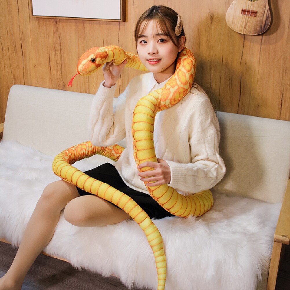 Animal Snake Pillow Plush Snake Toy Home Decor For Kids | eBay