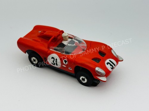 Aurora Thunderjet Tjet ALFA ROMEO - Red HO Slot Car #1409 | eBay