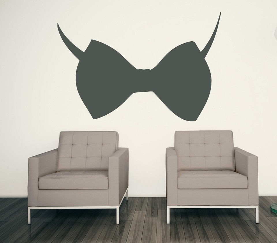 Wall Sticker Vinyl Decal Piece Men's Suit Bow Tie Tuxedo (n303) | eBay